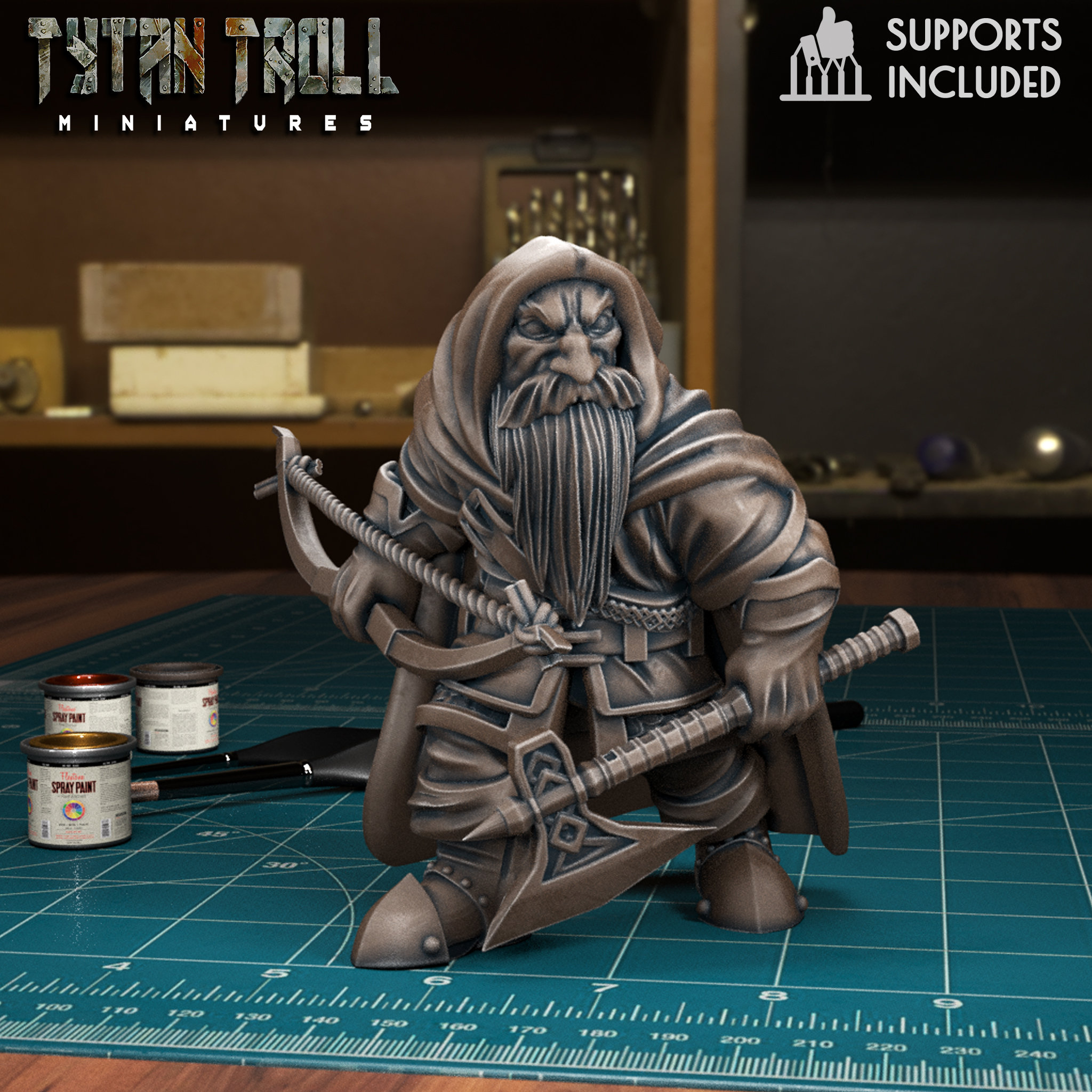 28/32mm, Dwarf, Bundle Deal, Tytantroll Minitures, Dungeon and Dragons ...