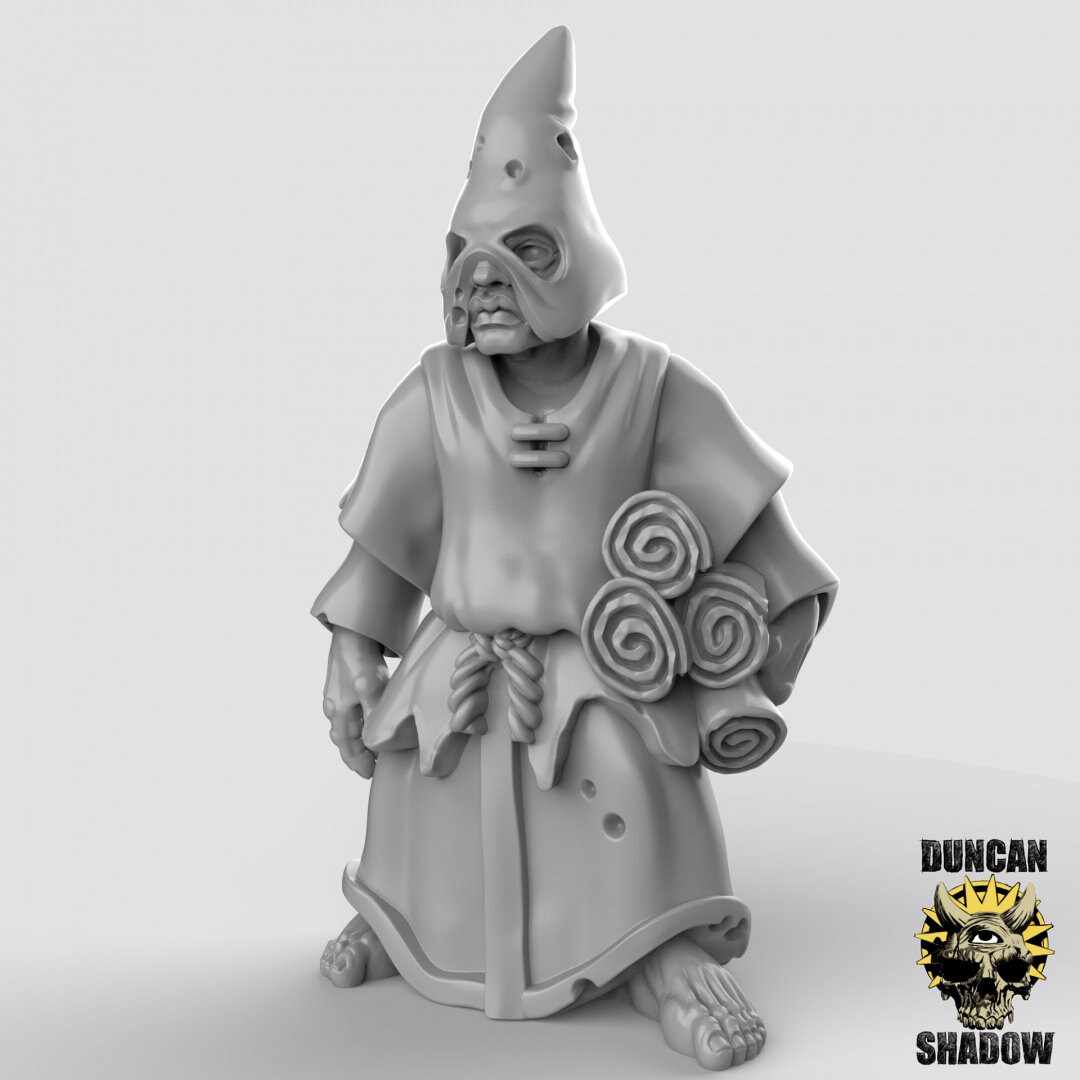 Cultist Miniature Set | 28mm-32mm | 3D Printed Resin Cultists ...