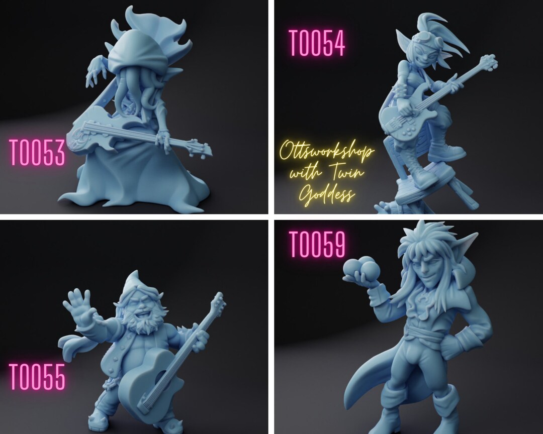 Dnd Bard, Dnd Bard, Dnd Bard With Guitar,female Bard, Dnd D20 Modern ...