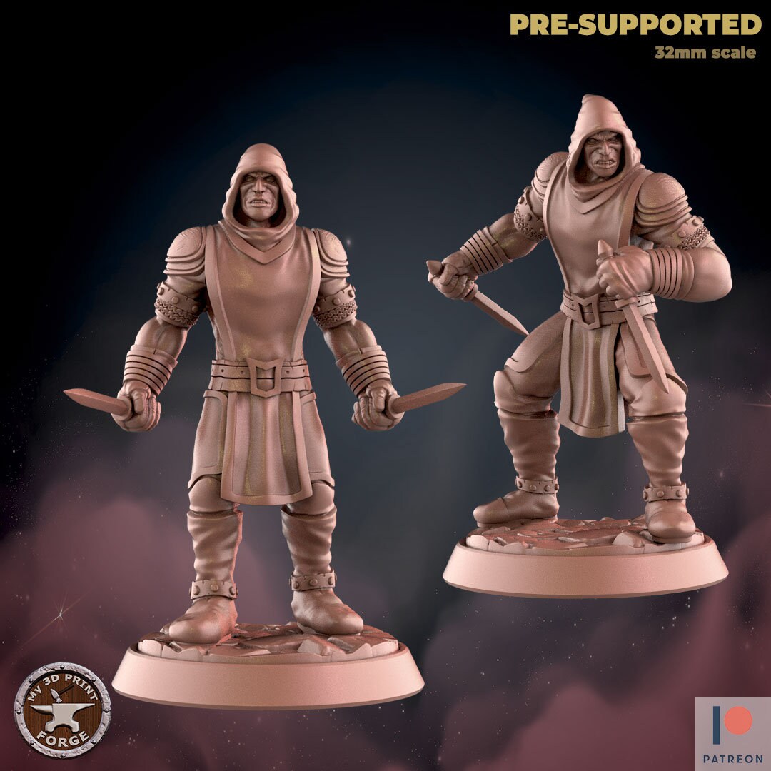Interrogator Miniature | 28mm-32mm | Resin 3D Printed Cultist NPC | D&D ...