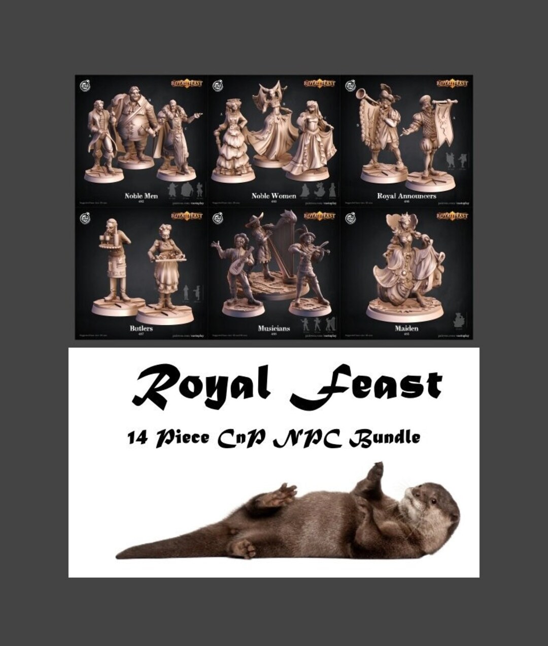 Castnplay 14 Piece Mini Deal. 32mm 14 NPC Characters From Castnplays ...