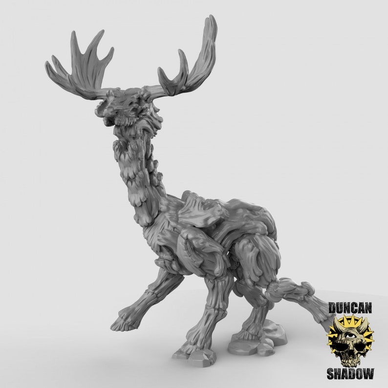 Resin Dryad Deer Miniature, Duncan Shadow, DND RPG Tabletop - Etsy