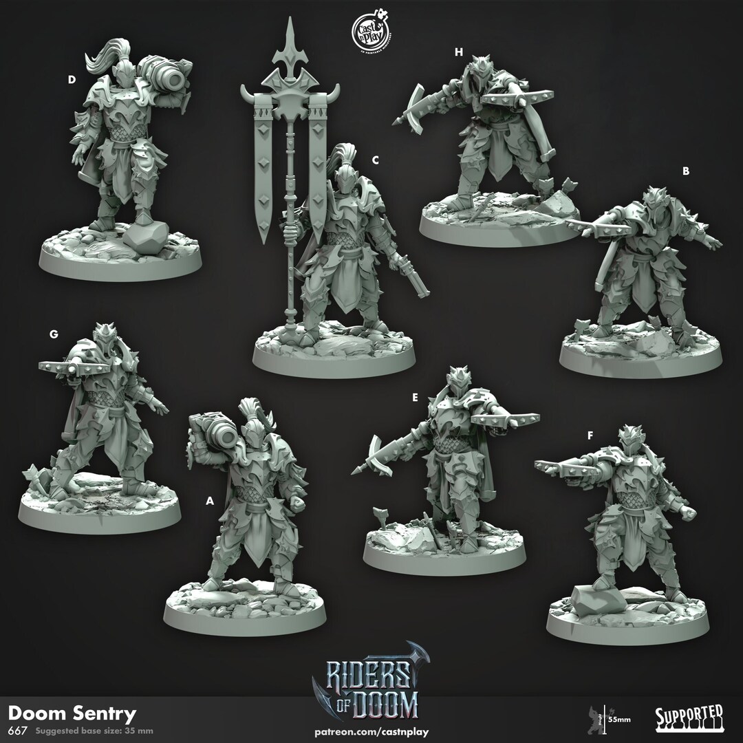 Doom Sentry, Riders of Doom, Church of Wrath, Castnplay, Large ...