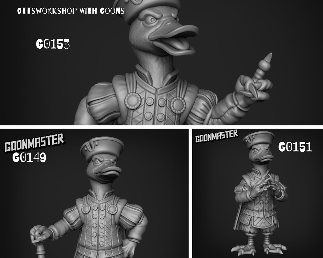 Duckfolk Noble Miniature for Dungeons and Dragons and Tabletop Gaming ...