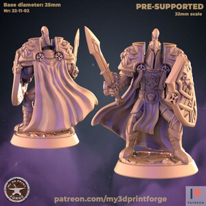 Human Guards Templar/ Paladin/ Warrior Set 2, by My3dprintforge Dnd ...