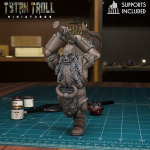 28/32mm, Dwarf Axemen Bundle Deal, Medium Miniatures, Tytantroll ...