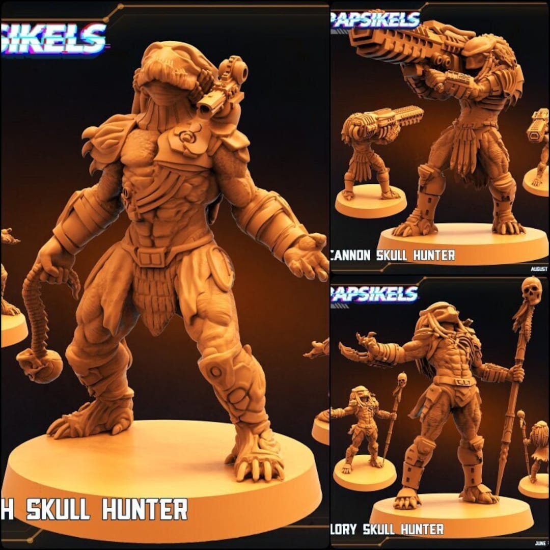 Skull Hunter Miniatures by Papsikels Miniatures Dnd, Dungeon and Dragon ...