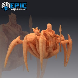 Dark Elf Spider 2209-2211large Miniature Epic Miniature - Etsy