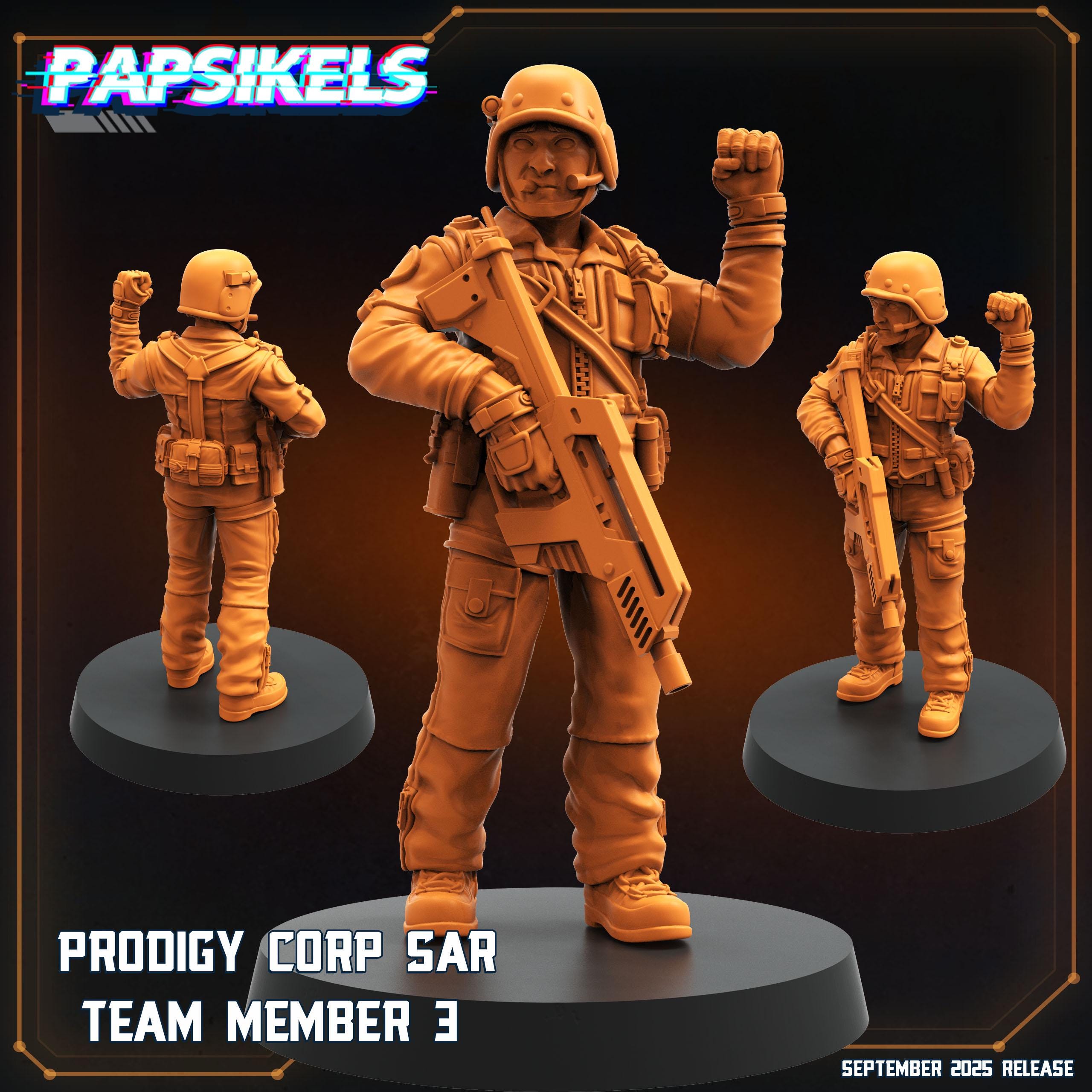 Prodigy Corp SAR Team Miniatures by Papsikels Miniatures Dnd, Dungeon ...