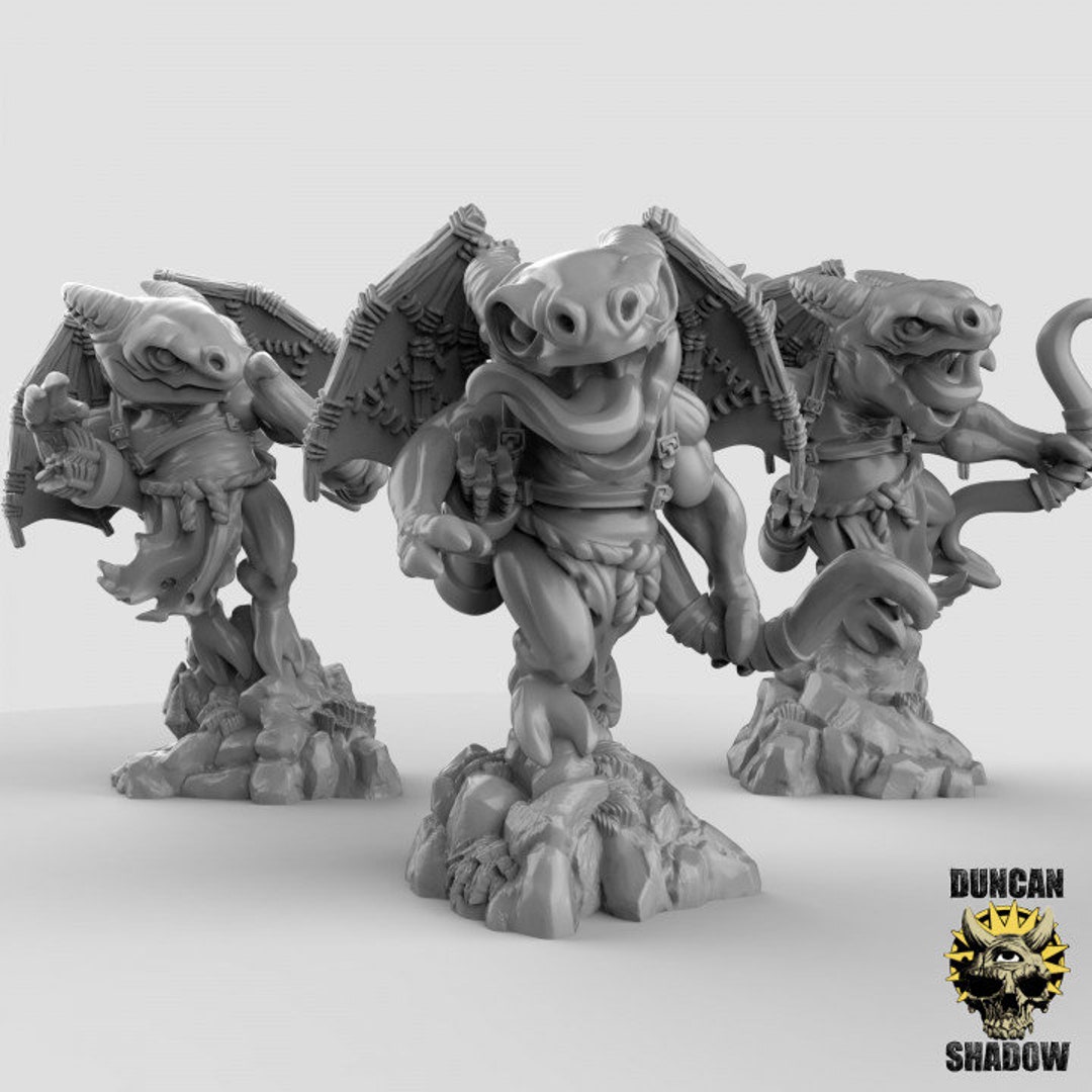 Duncan Shadow Winged Kobolds Ranger Dnd, Dungeon and Dragon Mini ...