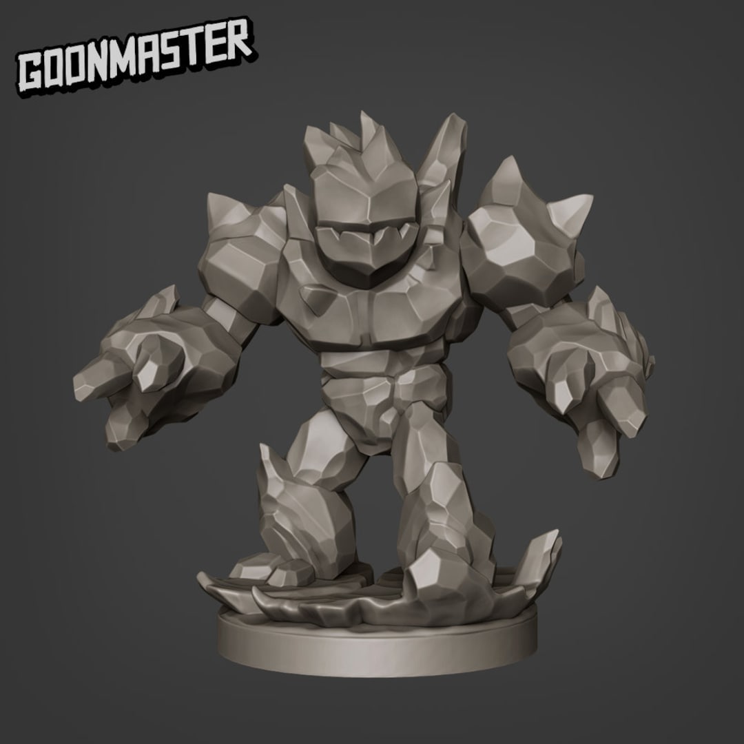 Ice Golem G0069-G0070 ,goon Master, Medium Miniature, Dungeon and ...
