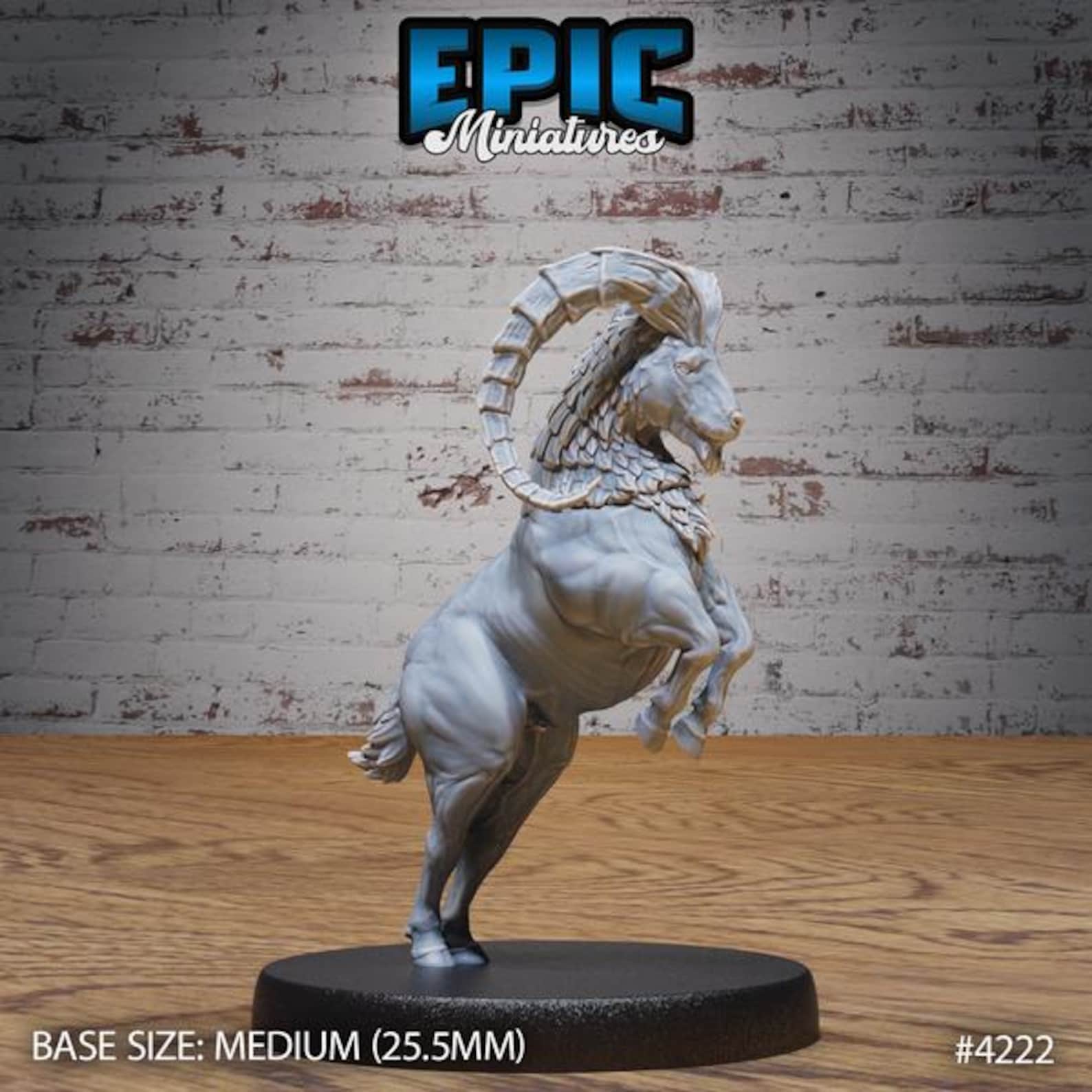 Wild Goat Miniature | 28mm & 32mm Scale Wilderness Creature for Dnd ...