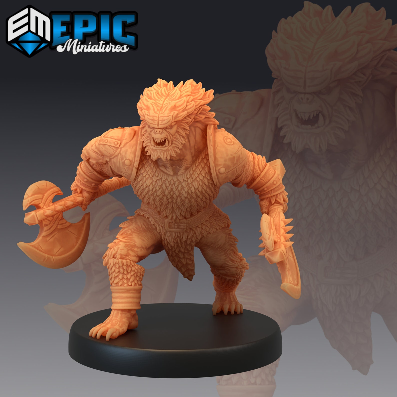 Bugbear Warrior 2218-2220 Medium Miniature Epic Miniature - Etsy