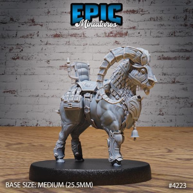 Wild Goat Miniature | 28mm & 32mm Scale Wilderness Creature for Dnd ...