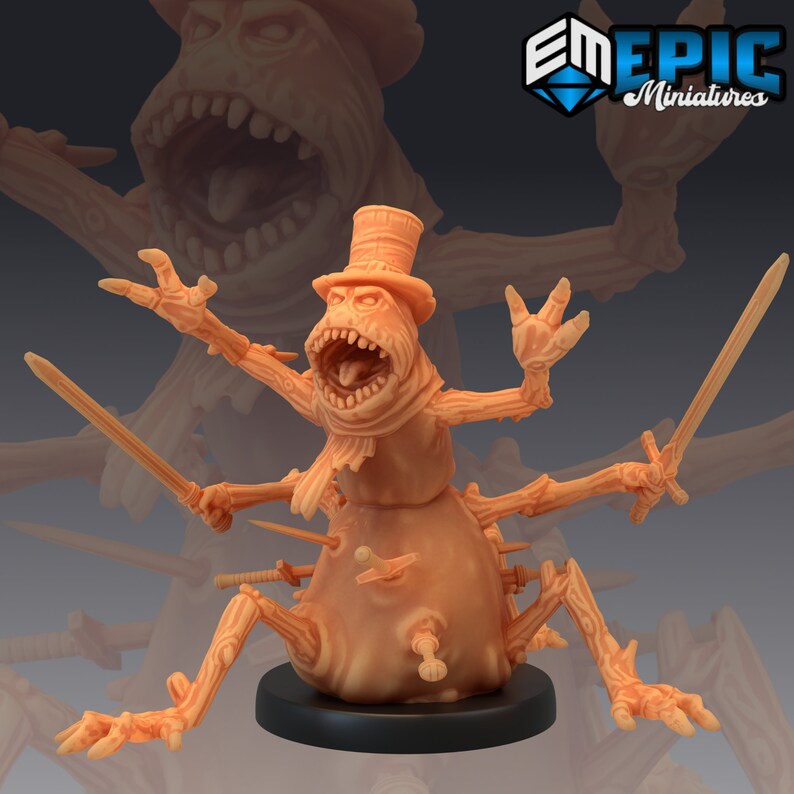 Arctic Nights Snowmen Miniatures, Epic Miniature, DND RPG - Etsy
