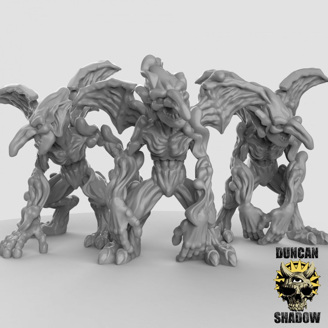 Water Mephit Miniature Set | 28mm-32mm | 3D Printed Resin Water Mephits ...
