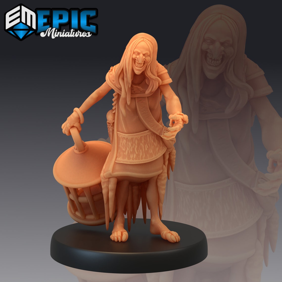 Winter Hag Miniature, Epic Miniatures RPG Dnd, Pathfinder - Etsy UK