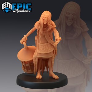 Winter Hag 804-806 , Medium Miniature, Epic Miniature, Dungeon and ...