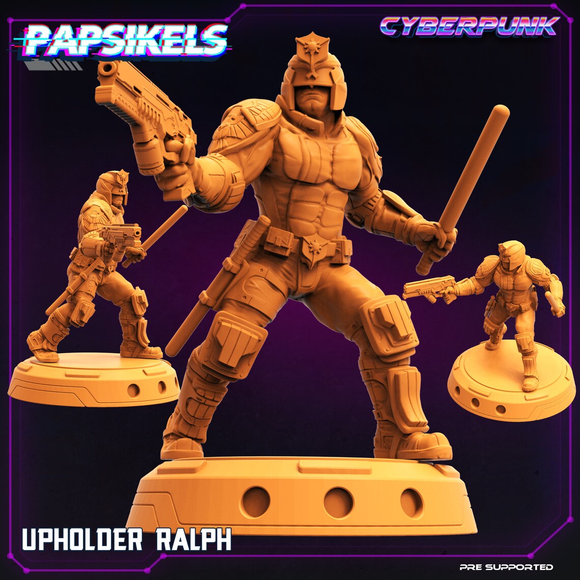 Law Upholders Miniature Set, Sci-fi Tabletop RPG - Etsy