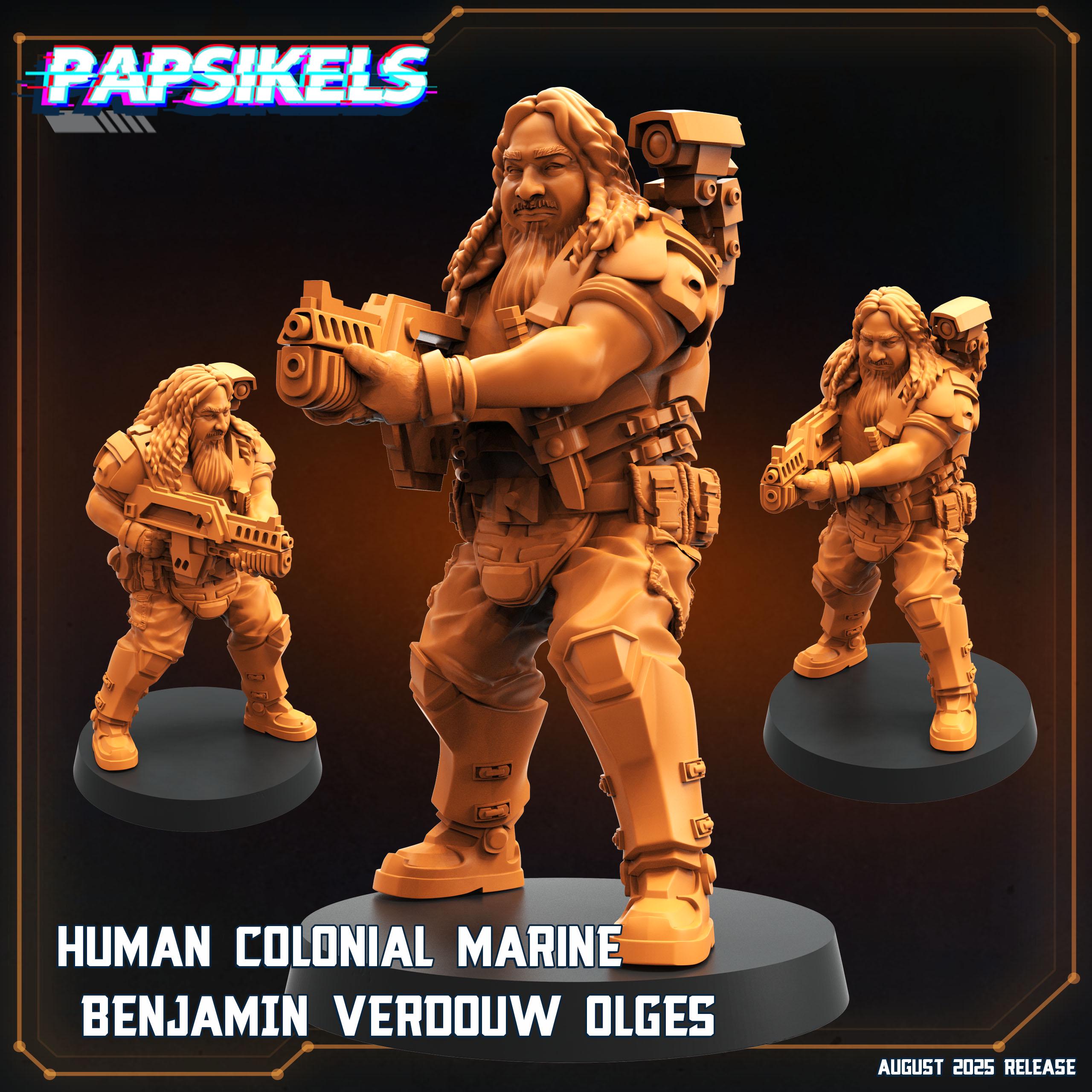 Colonial Marine Team Miniatures by Papsikels Miniatures Dnd, Dungeon ...