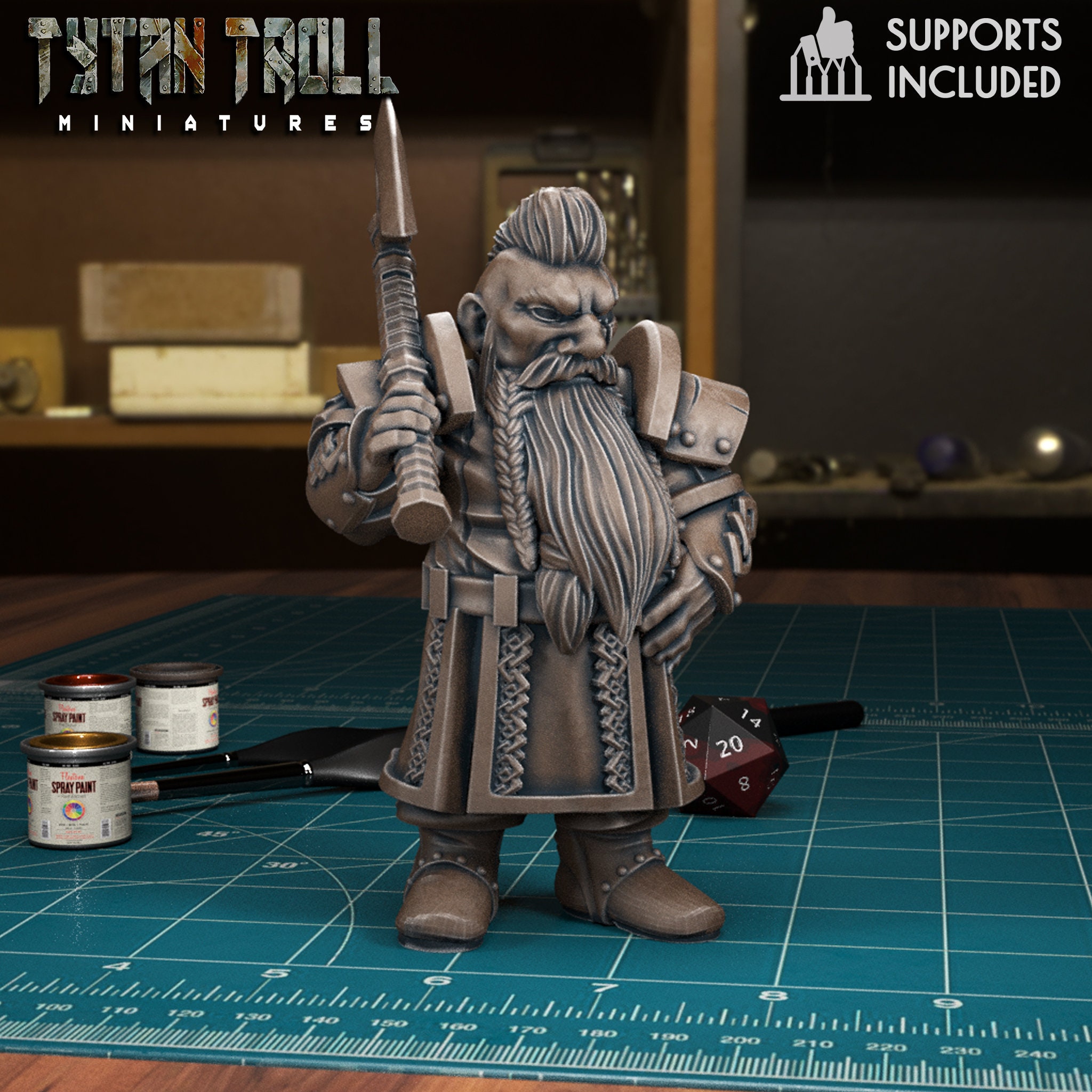 28/32mm, Dwarf, Bundle Deal, Tytantroll Minitures, Dungeon and Dragons ...