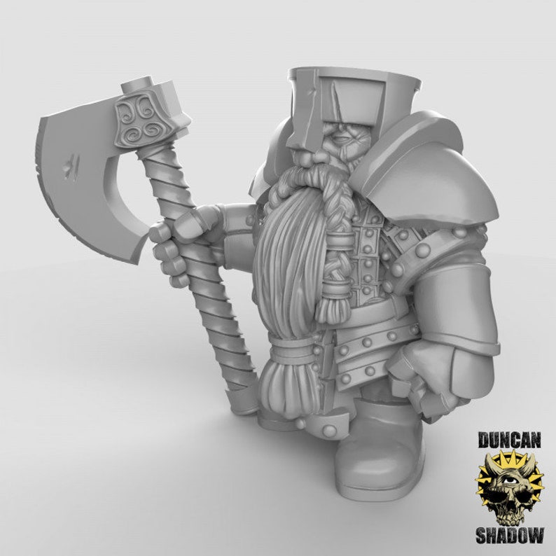 Shield Dwarf Miniature, Unpainted Resin, D&D Tabletop Gaming - Etsy UK