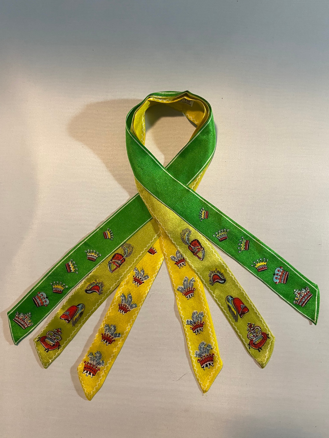 Mid-century Silk Tri Tie “ceremony” - Etsy