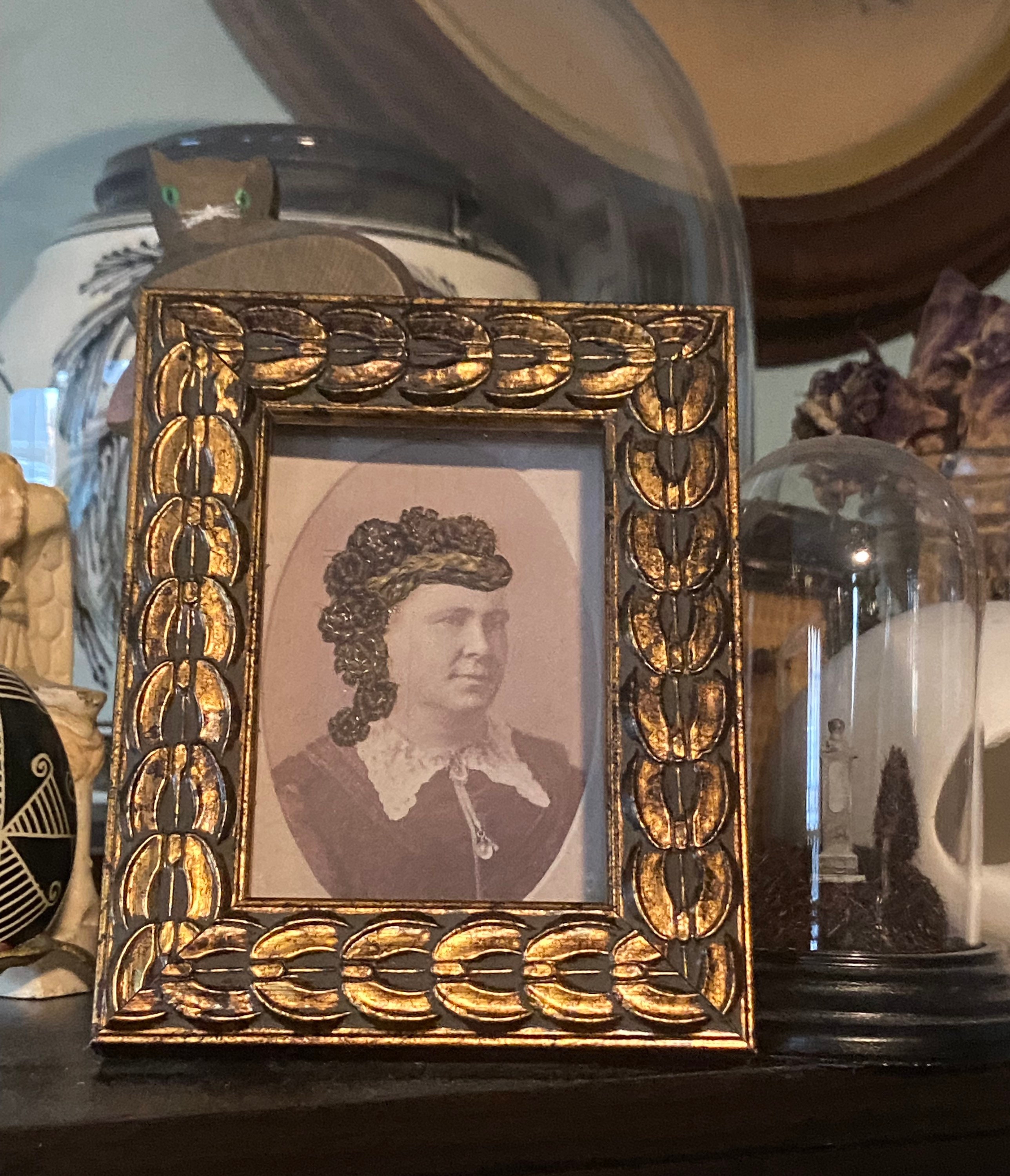 Mini Spinster-miss Bernice Victorian Inspired Human Hair Work Flowers ...