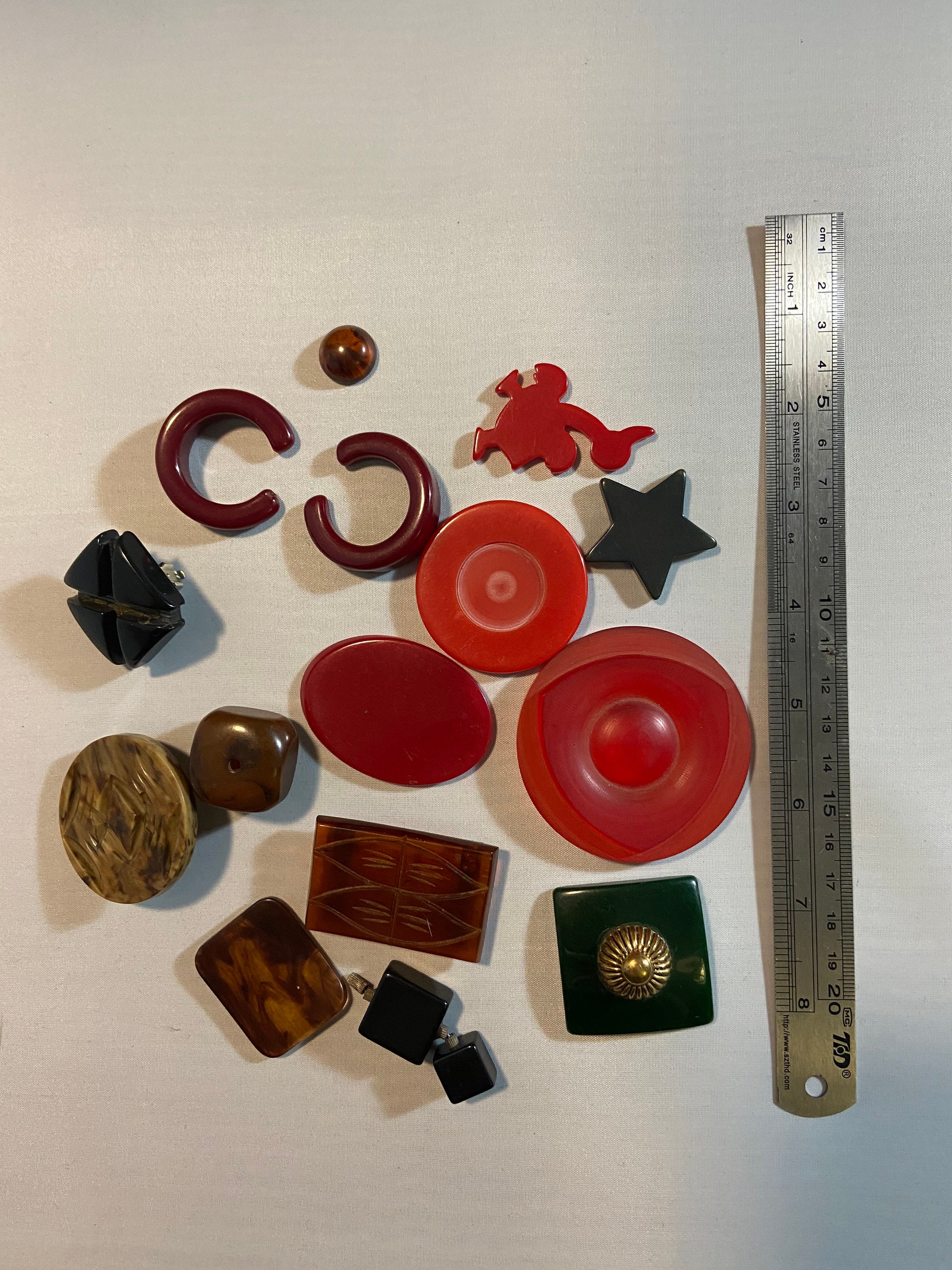 Lot of Various Bakelite Shapes and Pieces - Etsy