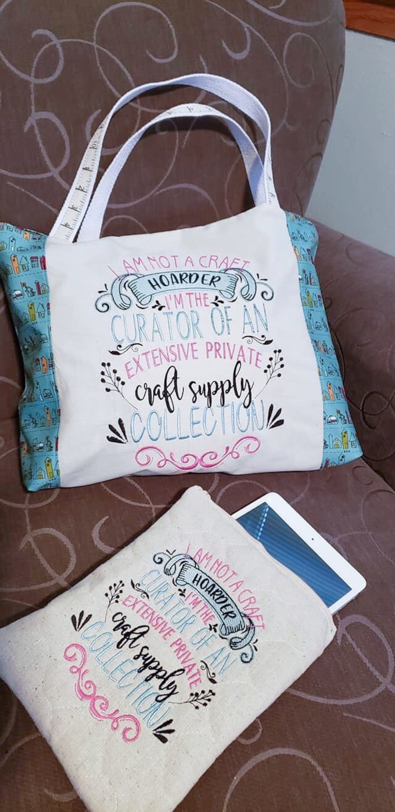 I Am Not A Craft Hoarder\ Craft Supply Collection Embroidery Design ...