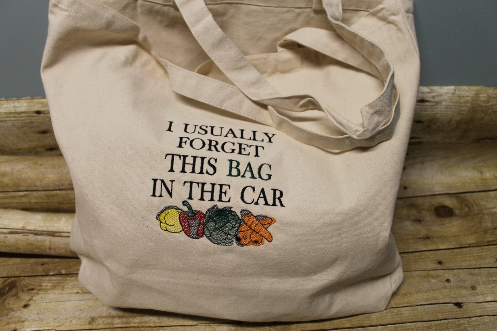 I Usually Forget This Bag in the Car Embroidery Design- Available Sizes ...