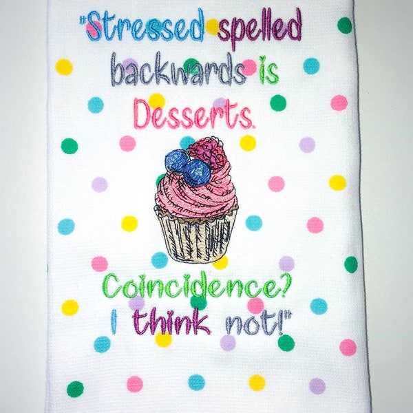 Stressed Desserts Etsy