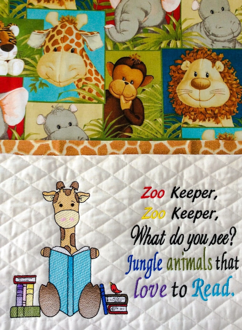 Reading Safari/zoo Animal Set With Zoo Keeper Saying - Etsy UK