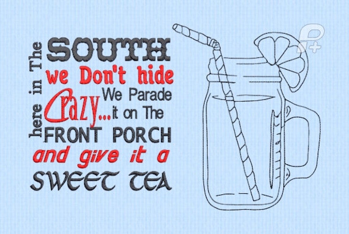 Southern Sweet Tea 5x7 Mason Jar 5x7 INSTANT DOWNLOAD - Etsy