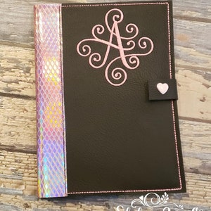 In the Hoop Blank Notebook Cover Embroidery Design Available - Etsy