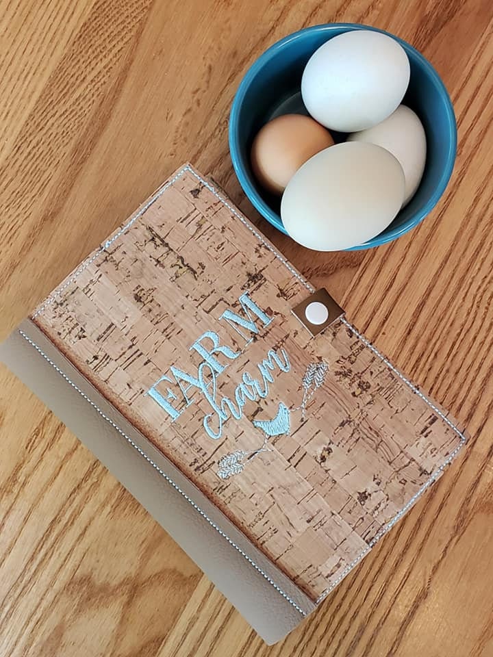 In the Hoop Blank Notebook Cover Embroidery Design Available | Etsy