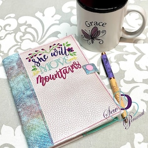 In the Hoop Blank Notebook Cover Embroidery Design Available - Etsy