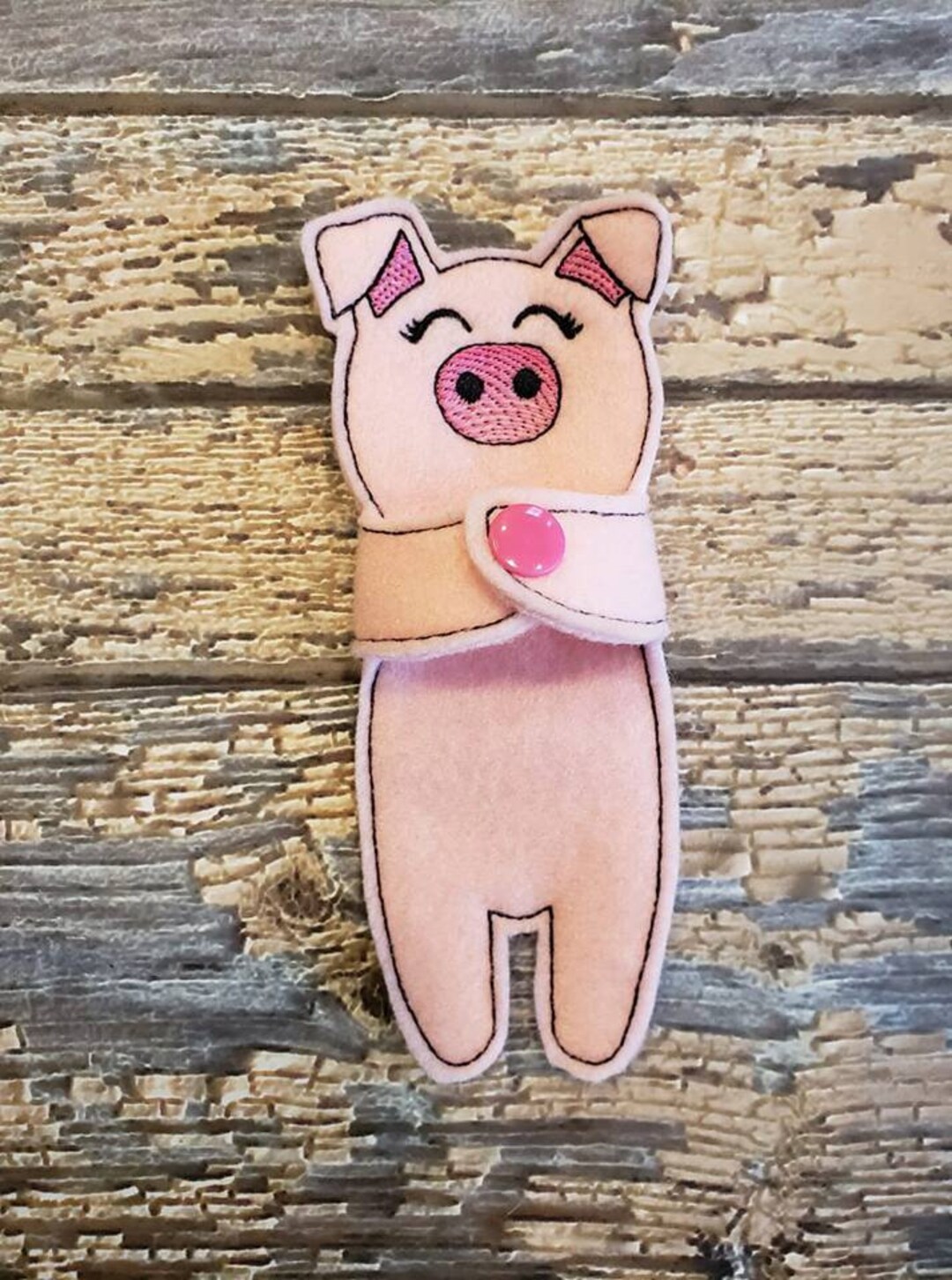 In the Hoop Pig Candy Holder Embroidery Design- Available Sizes 5x7 ...