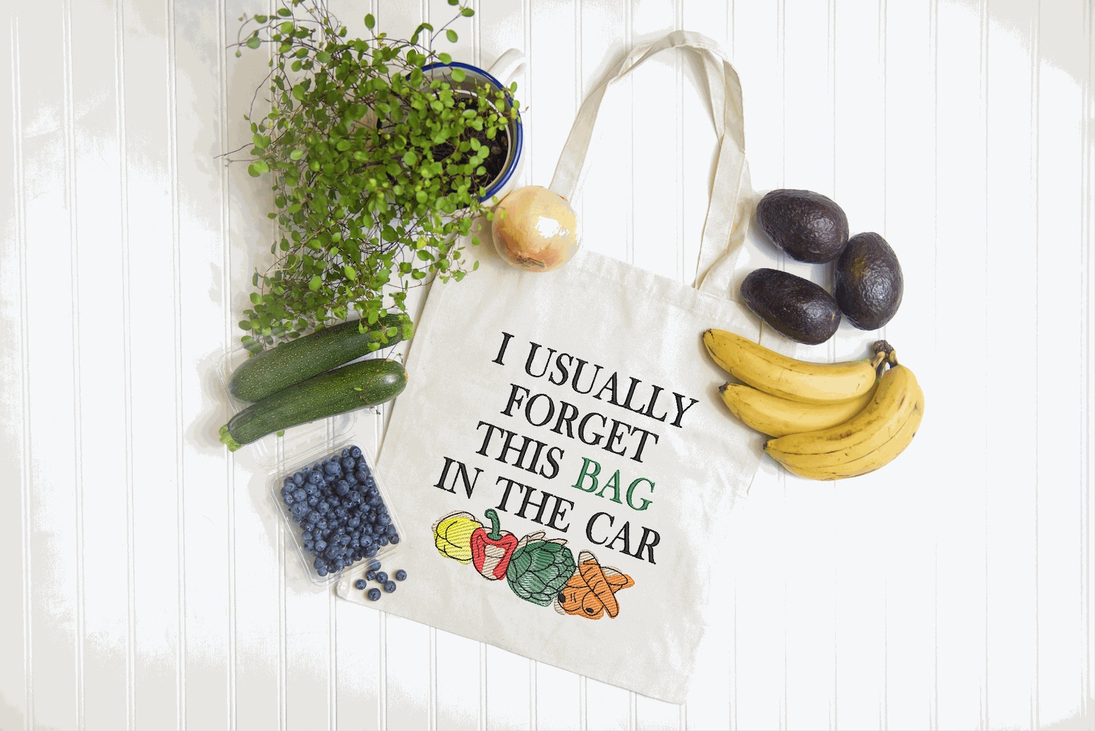 I Usually Forget This Bag in the Car Embroidery Design- Available Sizes ...