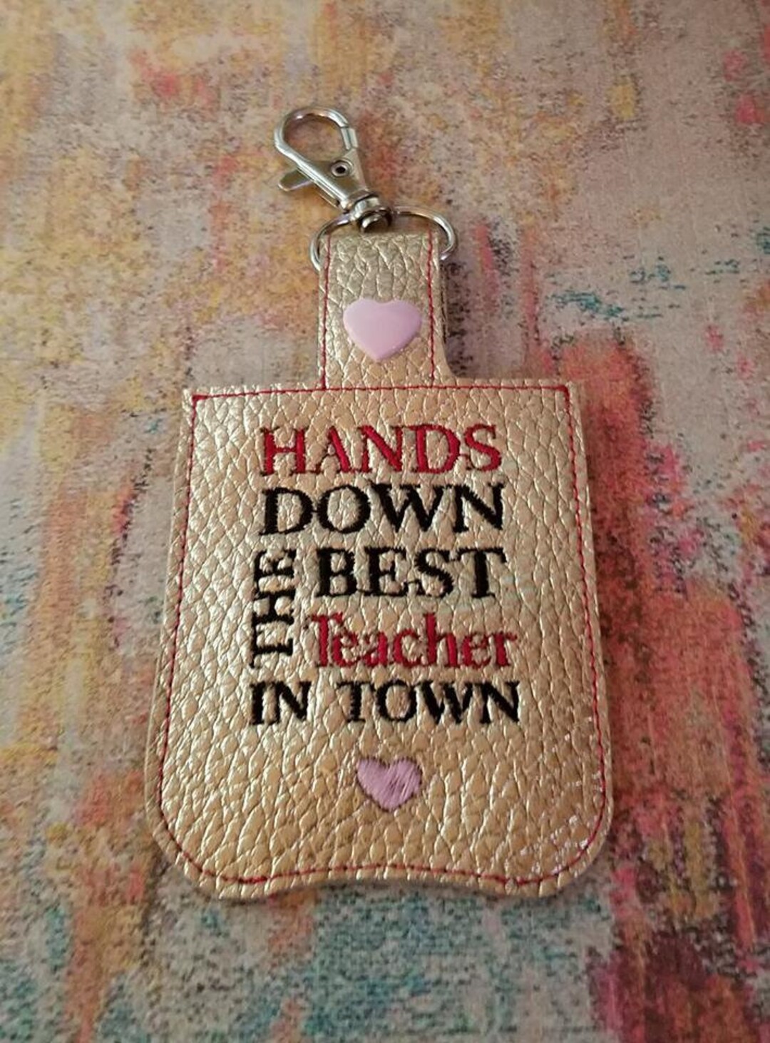 In the Hoop Hands Down the Best Teacher in Town Embroidery Design ...