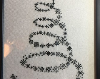 Blackwork pattern | Etsy