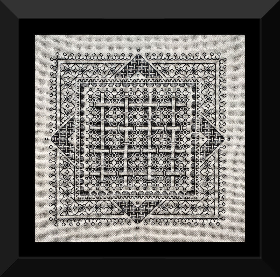 Blackwork Zen Pattern - Etsy