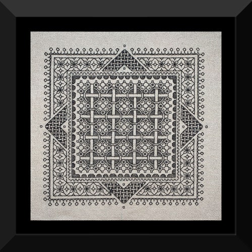 Blackwork Lace12 Blackwork Pattern Needlepoint Pattern - Etsy