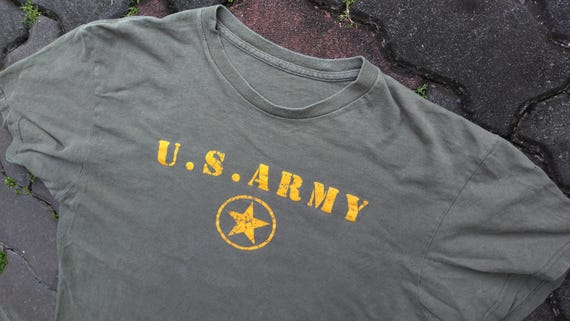 Vintage US Army Pit 21 USA Green OG Color - Gem