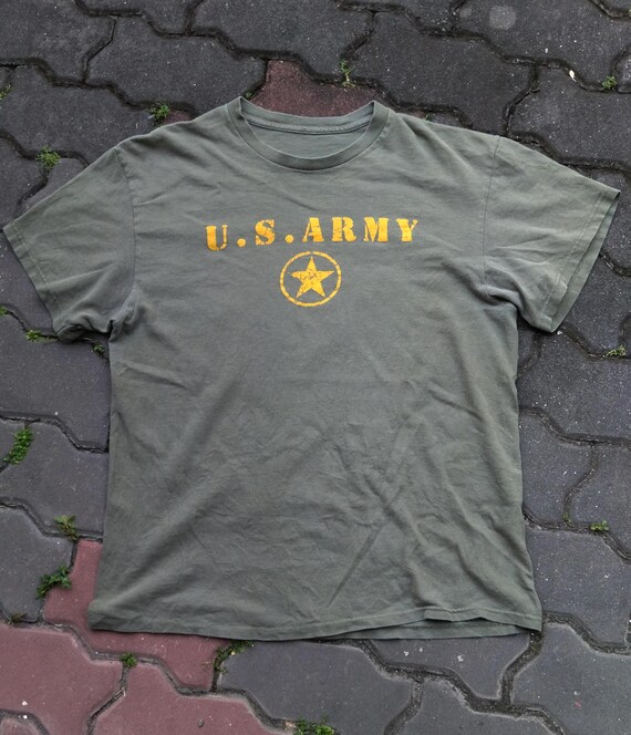Vintage US Army Pit 21 USA Green OG Color - Gem
