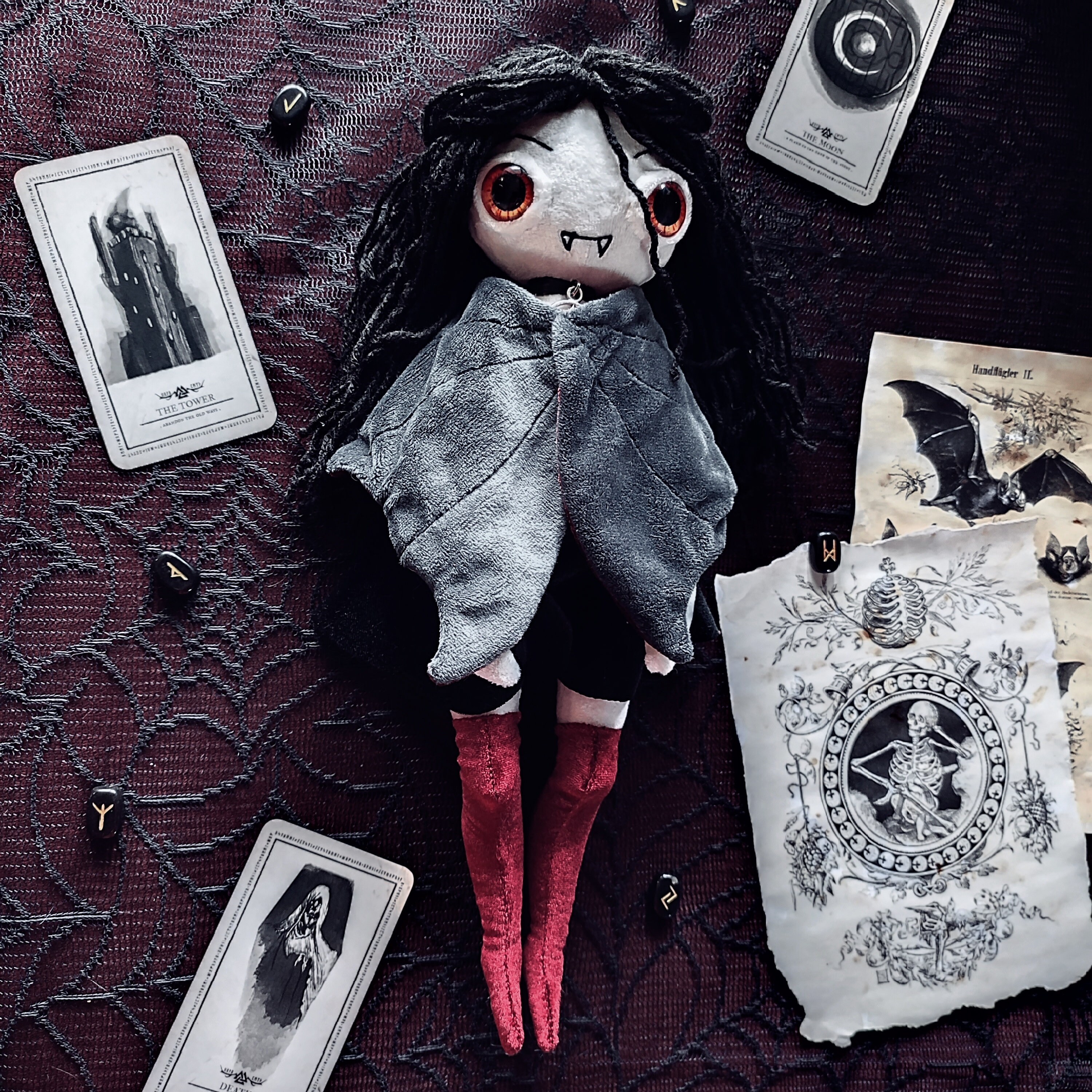 Vampire Plush Doll SEWING PATTERN - PDF Instant Download - Etsy