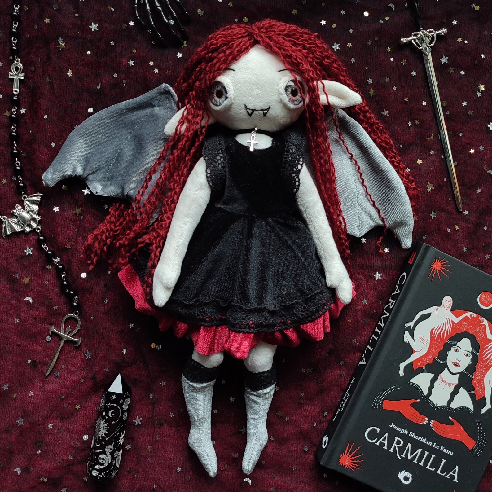 Vampire Plush Doll SEWING PATTERN - PDF Instant Download - Etsy