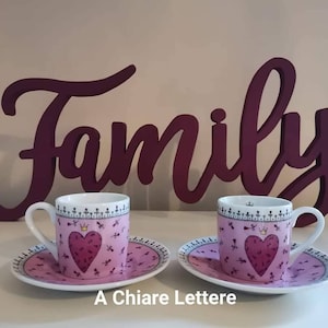 Family scritta in legno | Etsy