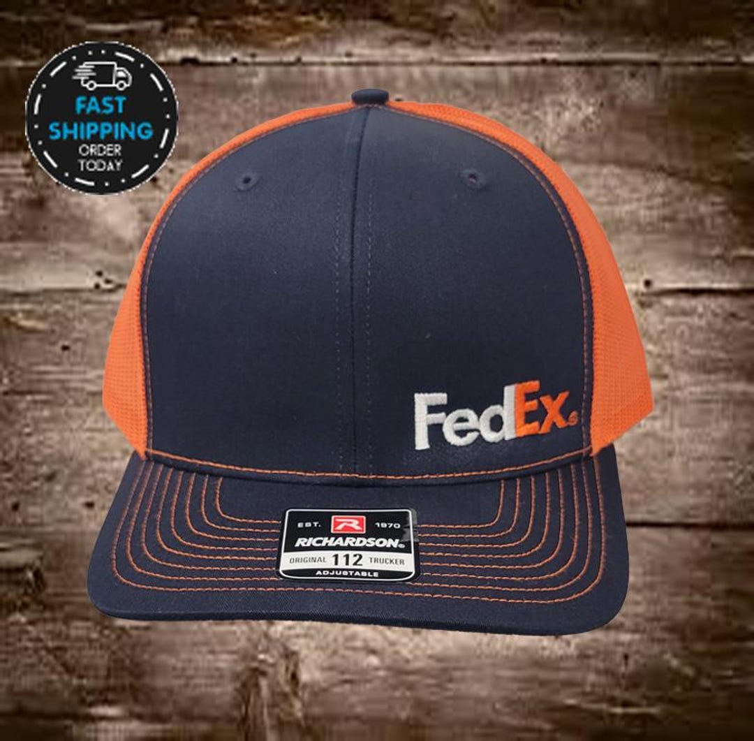Fedex (side Panel Embroidered Logo) Trucker Cap (richardson 112) - Etsy