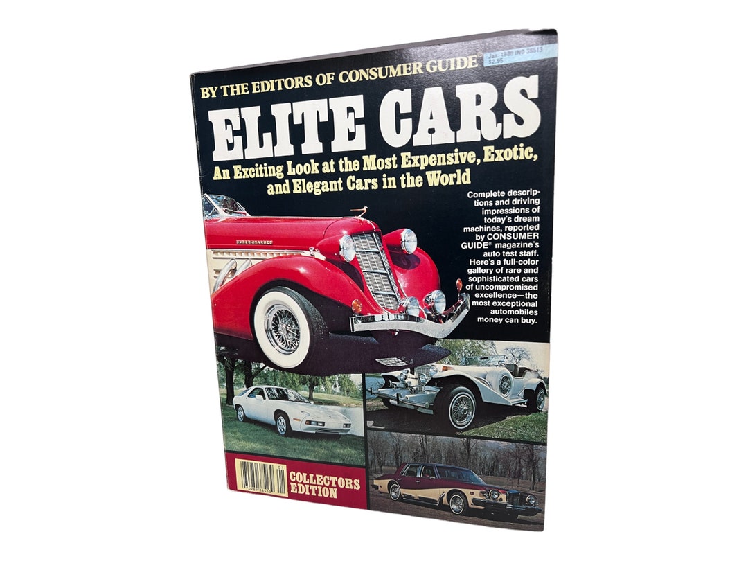 Elite Cars by Editors of Consumer Guide 1980 - Etsy